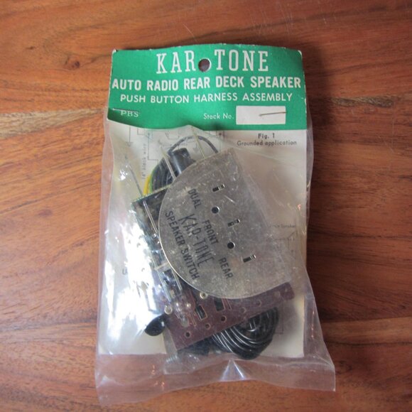 Vintage | Car Audio, Video & GPS | Kar Tone Vintage Auto Radio Rear ...